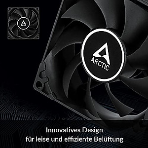 ARCTIC F8 PWM PST - 80 mm PWM PST Case Fan with PWM Sharing Technology (PST), Quiet Motor, Computer, Fan Speed: 300-2000 RPM - Black