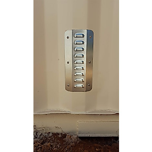 Shipping Container Vent Kit by CON-VENTS. Provides flow through ventilation to remove excessive heat and condensation. Made in the USA by a US Veteran. Patent Pending.