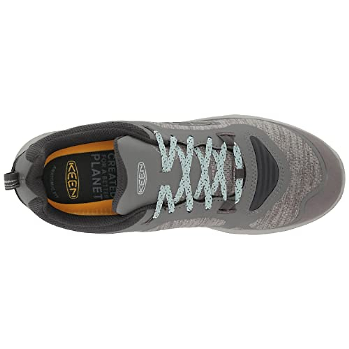 KEEN Women's Terradora Flex Low Height Waterproof Hiking Shoes, Steel Grey/Cloud Blue, 7