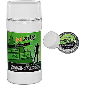 ZUMWax HIGH Speed Powder and Block Ski/Snowboard/Nordic/Cross-Country – Super Nano Racing Technology - Super-Fast!!! Environmentally Friendly & Non-Toxic! Fully TSCA Compliant!!!