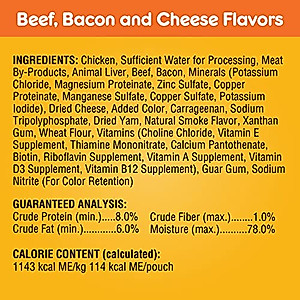 PEDIGREE CHOPPED GROUND DINNER Adult Soft Wet Dog Food 30-Count Variety Pack, 3.5 Ounce (Pack of 30)