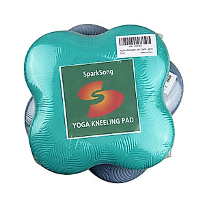 SparkSong Yoga Knee Pad Support for Yoga and Pilates Excercise, Cushion for Knees,Elbow and Head（ 2 packs） (green)