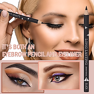 7Pcs Multicolor Eyebrow Pencil Eyeliner Set, Waterproof Eye Brow Pencil, Easy to Coloromen Women Professional Eyebrow Pencil Smudge Proof Long Lasting Makeup Eye Liners (Multicolor)
