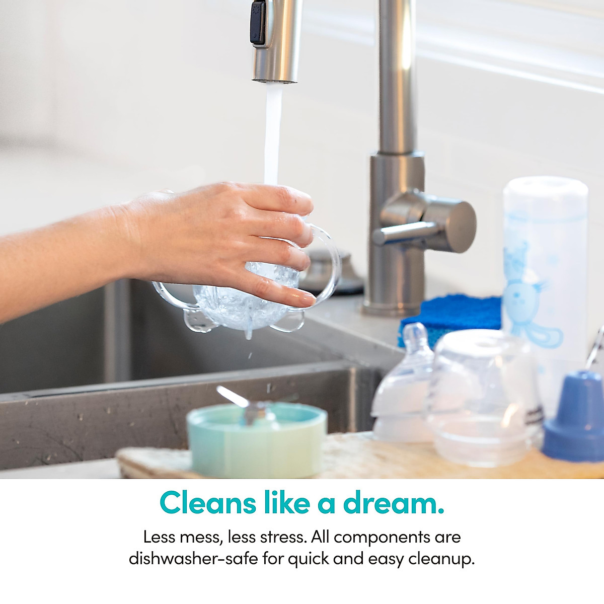 NutriBullet NBY-50100 Baby Complete Food-Making System, 32-Oz, Blue