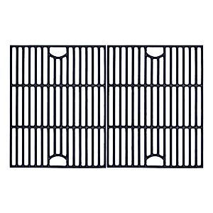GGC 17 Inch Grill Grates Replacement for Nexgrill 4&5 Burner 720-0830H 720-0783E 720-0670A 720-888N, Kenmore 41516106210, Charbroil 463241113, 2PCS Cast Iron Cooking Grates(17" x 13 1/4" Each)