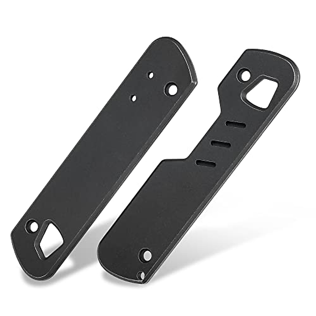 HorixGear 1 Pair Handle Patch Custom Titanium Scales for T4 Multitool (Titanium black)
