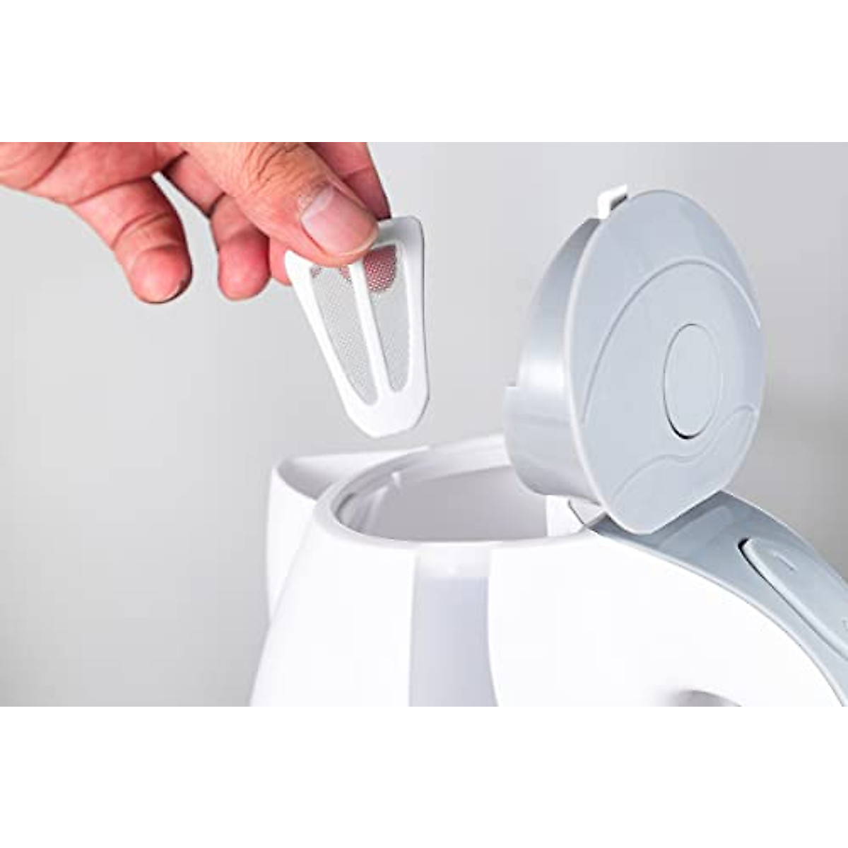 Aiosa Electric Kettles(White),0.9L,Mini Water Kettle,Hot Water Kettle Electric,Portable Tea Kettles With Auto Shut Off,Travel Small Kettle,Kettle Water Boiler,Personal Kettle