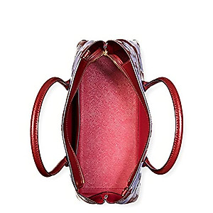 Kate Spade eva floral bouquet medium top zip satchel