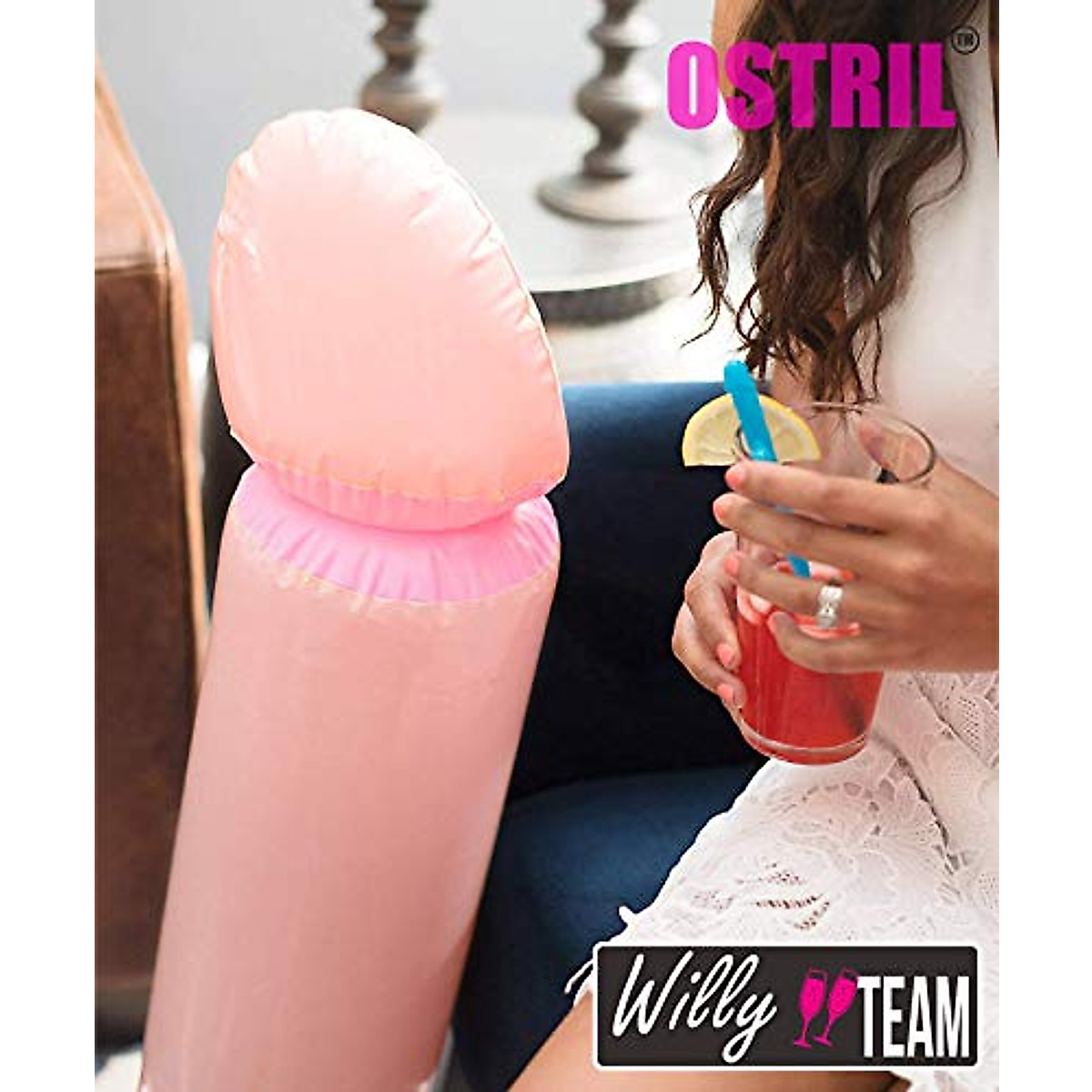 Bachelorette Party Balloons Decorations | Inflatable Willy Balloon Bridal Shower Supplies | Bachelorette Party Pool Games