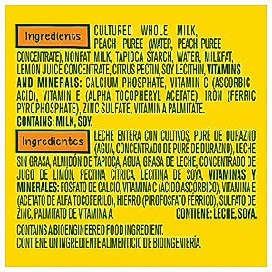 Nestle Nido Baby Food Pouches, Toddler, Yogurt, Peach Puree and Milk, 3.5 Oz (Pack of 12)