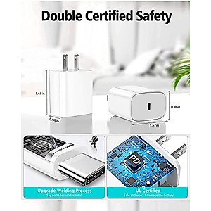 10FT iPad Charger Cord, 20W USB C Fast Charger with Long Charging Cable for iPad Pro 12.9 6th/5th/4th/3rd, 11 inch 4th/3rd/2nd/1st, iPad 10th Generation, iPad Air 5th/4th Generation, iPad Mini 6