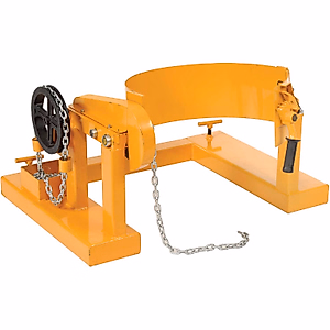 Global Industrial 1500 Lb. Capacity Forklift Tilting Drum Dumper