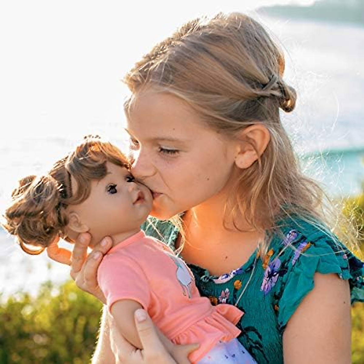 Adora My Cuddle & Coo Babies Collection, 15" Baby Doll in Sweet Powder Scent and 5 Touch Activated Sounds: She Cries, Coos, Giggles, Kisses Back & Says Momma Birthday Gift For Ages 3+ - Unicorn Magic