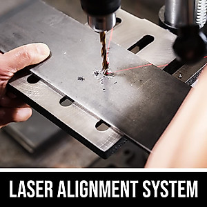 SKIL 6.2 Amp 10 In. 5-Speed Benchtop Drill Press with Laser Alignment & Work Light - DP9505-00