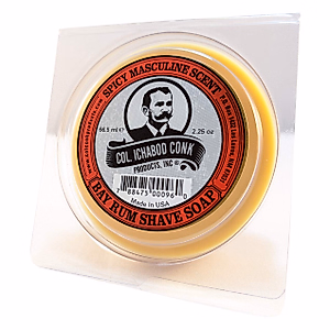 Col. Conk Worlds Famous Shaving Soap, Bay Rum (Net Weight 2.25 Oz)