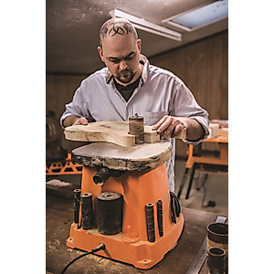 Triton TSPS450 3.5Amp Cast Iron Top Oscillating Spindle Sander, Orange