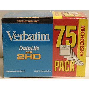 Verbatim DataLife MF 2HD 3.5" Diskettes (75-Pack)