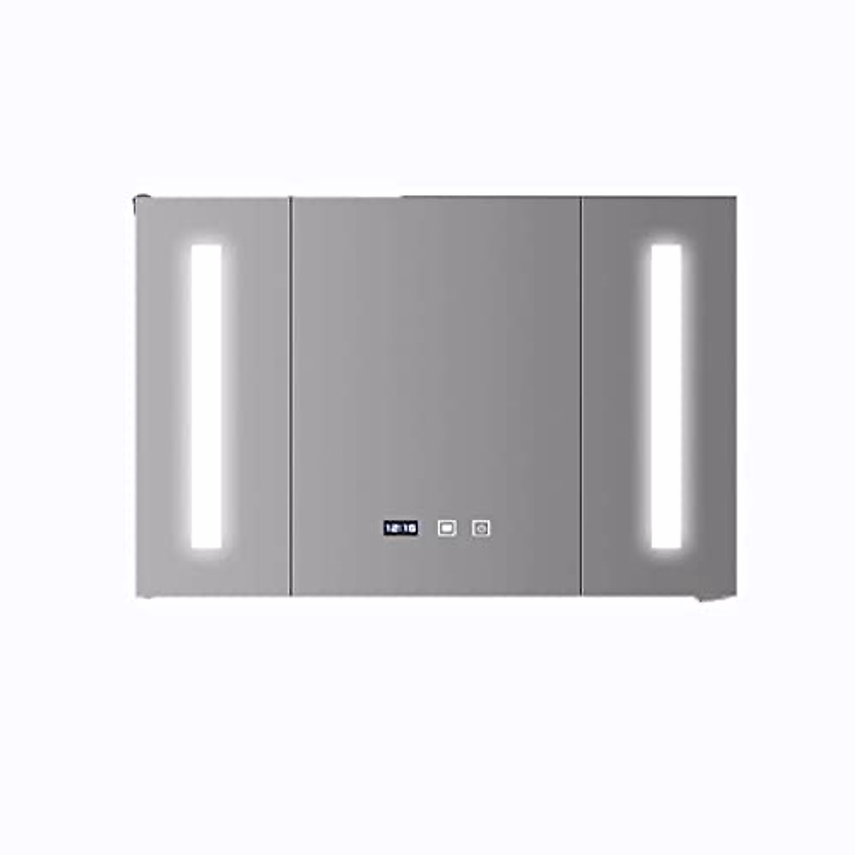 BDDIE Smart Bathroom Mirror Cabinet | Closet | Solid Wood Bathroom Mirror Anti-Fog Vanity Mirror | with Storage Compartment