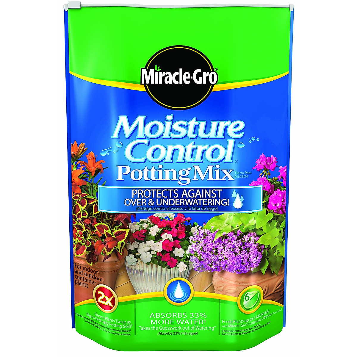 Miracle-Gro Moisture Control Potting Mix, 8-Quart