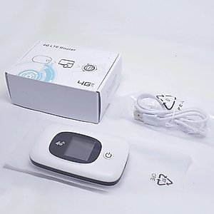 4G LTE Mobile WiFi Router with SIM Card Slot for Travel, Unlocked Portable WiFi Router Hotspot Devices for Travel, ATT T-Mobile Hotspot Devices Portable WiFi Hotspot, Support B2/B4/B5/B12/B17