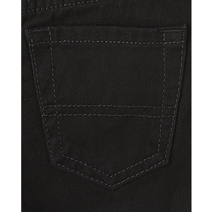 The Children's Place boys Stretch Skinny Jeans, Black Wash Single, 8 US