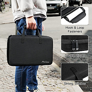 ProCase Knife Display Case for Pocket Knives, 69 Slots EDC Mini Knife Storage Holder Box, Butterfly Cuchillo Collection Organizer, Folding Knife Pouch Carrier Bag Protector for keeping Knives -Black