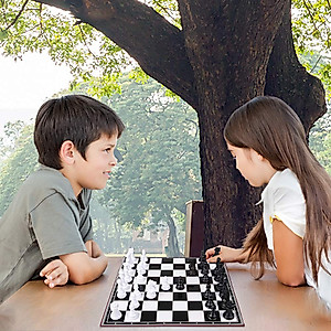 Gamie Chess Board Game, 14 Inch Family Board Game for Game Night, Indoor Fun and Parties, Develops Logical Thinking and Strategy, Best Gift Idea for Kids