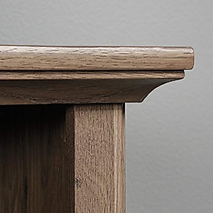 Sauder Barrister Lane Media Fireplace, for TVs up to 60", Salt Oak finish