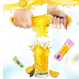 TANACC Portable Juice Blender Electric Fruit Juicer Glass Mini Portable Handheld Smoothie Maker Blenders Mixer USB Rechargeable for Home Travel