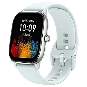 Amazfit GTS 4 Mini Smart Watch for Women Men, Alexa Built-in, GPS, Fitness Tracker with 120+ Sport Modes, 15-Day Battery Life, Heart Rate Blood Oxygen Monitor, Android Phone iPhone Compatible-Blue