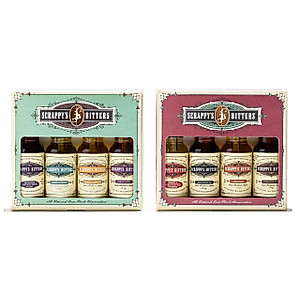 Scrappy's Bitters New Classics and Essentials Gift Set Bundle - Organic Ingredients, Finest Herbs & Zests, No Extracts, Artificial Flavors, Chemicals or Dyes. Made in the USA!