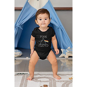 Pink Floyd Prism Black Infant Baby Creeper Snapsuit Romper
