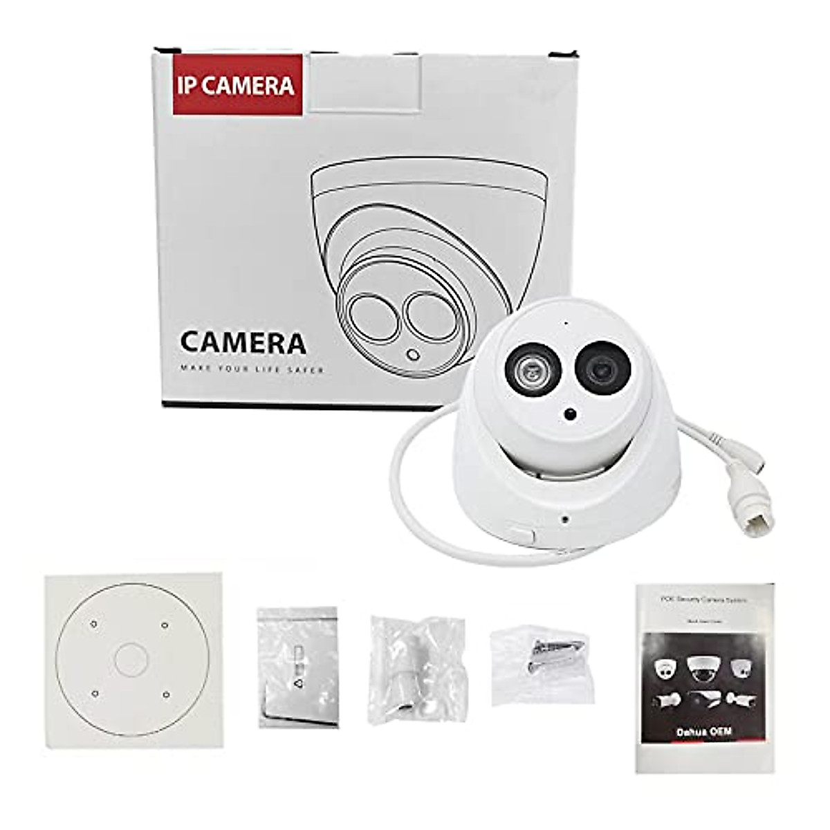 CALUCAM 6MP Starlight PoE Camera (6MP Turret White)