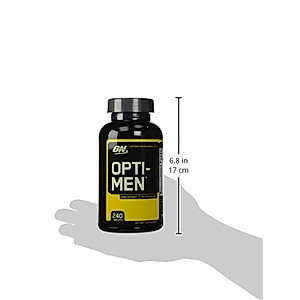 Optimum Nutrition Opti-Men Daily Multivitamin Supplement, 240 Count
