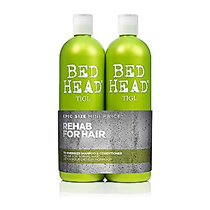 Bed Head by TIGI Urban Antidotes Re-Energize Daily Shampoo and Conditioner 25.36 fl oz 2 count