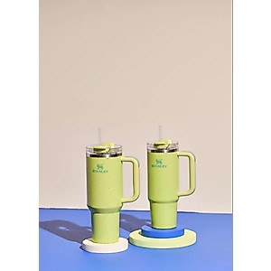 Stanley 40oz Quencher H2.0 FlowState Tumbler, Citron Speckle