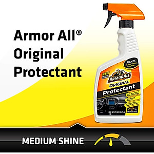 Original Protectant Spray by Armor All, Car Interior Cleaner Protects and Preserves Car's Rich Look, 16 Oz