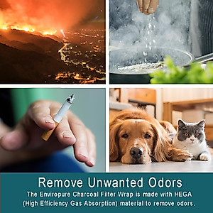 FilterQueen Defender Air Purifier Replacement Filter Bundle, Medi-Filter and Charcoal Pre-Filter Wraps