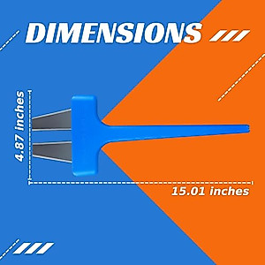 Leanclean Universal Auto Crevice Lightweight Tool Attachment - DIY Cleaning Accessory for Deep-Cleaning Any Vehicle Interior - Compatible with Car Wash Vacuum and Gas Station Vacuums