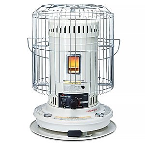Sengoku Indoor & Outdoor Kerosene Heater, 23,500 BTU, Portable Use, White