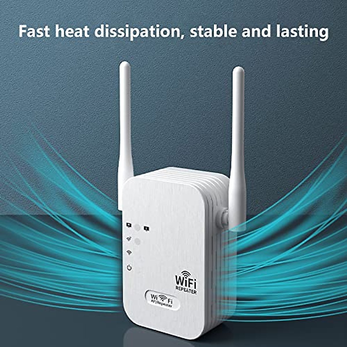 300Mbps WiFi Extender Signal Booster Repeater - Long Range Amplifier WiFi Signal Booster Repeater with Ethernet Port & Access Point for Home Hotels Apartments Indoor Office
