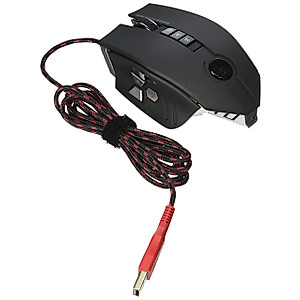 ZL50 Sniper Edition Laser Wired Gaming Mouse - 11 Programmable Buttons - Light Strike Optical Switches and Wheel - X'Glide Mouse Feet - Adjustable 8200 CPI/DPI - Wired USB Black