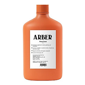 Arber Plant Food | Organic Fertilizer for Indoor & Outdoor Plants | Bloom Boosting Growth | Natural Gardening Solution | Soil Fertility Flowers, Vegetables | Liquid Concentrate | Makes Over 4 Gallons