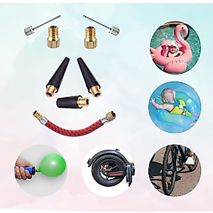 Presta Valve Adapter Air Compressor - Presta to Schrader Valve Pump Adapter | Air Pump Needles Balls Inflatables - Presta Valve Pump Adapter Bike Tire | Air Pump Nozzles Adapter Basketball Soccer