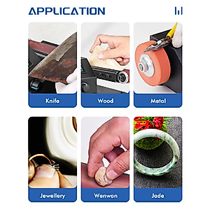 Mini Electric Belt Sander DIY 1.2x15in Electric Belt Sander for Knife Making Knife Sharpening Belt Sander Adjustable Speed with 15PCS Abrasive Belt for Wood Metal Knife Leather
