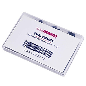 Smilco 32 Pcs Wig Clips, Metal Snap Wig Combs for Making Wigs