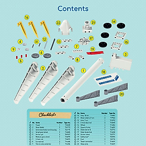 Thames & Kosmos Wind Power V4.0 STEM Experiment Kit | Build a 3ft Wind Turbine to Generate Electricity | Learn about Renewable Energy & Power a Small Model Car | Weatherproof for Outdoor Use