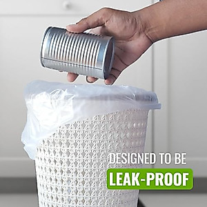 Ecobag 30 Heavy Duty Swing Bin Liners White EcoBag, 55Litre, (225)