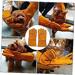 DOITOOL Animal Handling Gloves 1pc Anti Bite Gloves High Temperature Gloves Protective Gloves Bite Proof Animal Handling Gloves Gloves Thickening Gloves Hand Protection Glove