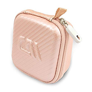 CASEMATIX Travel Case Compatible with Beats Powerbeats Pro Wireless Earbuds - Rose Gold Case Only